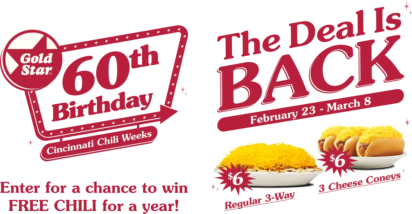 Cincinnati Chili Week | Gold Star | Win Chili for a Year